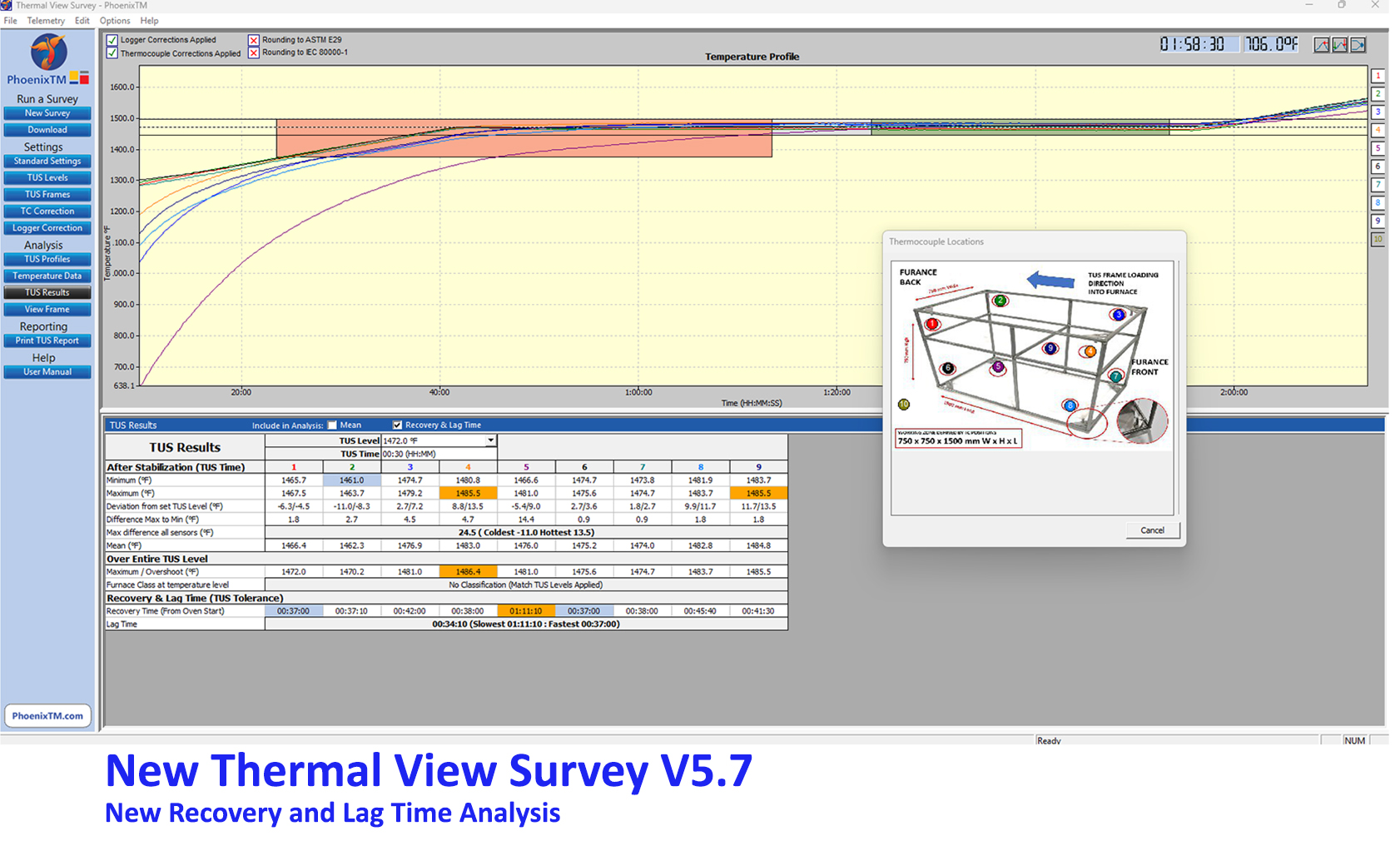 Release of NEW Thermal View Survey Software V5.7 | Phoenix TM